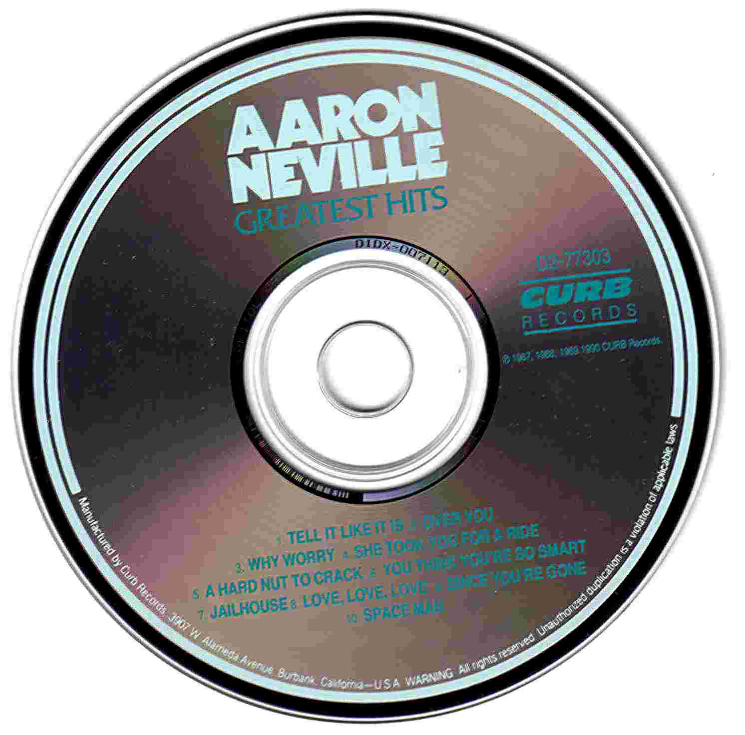 Aaron Neville Greatest Hits : CD | CD Covers | Cover Century | Over 1. ...